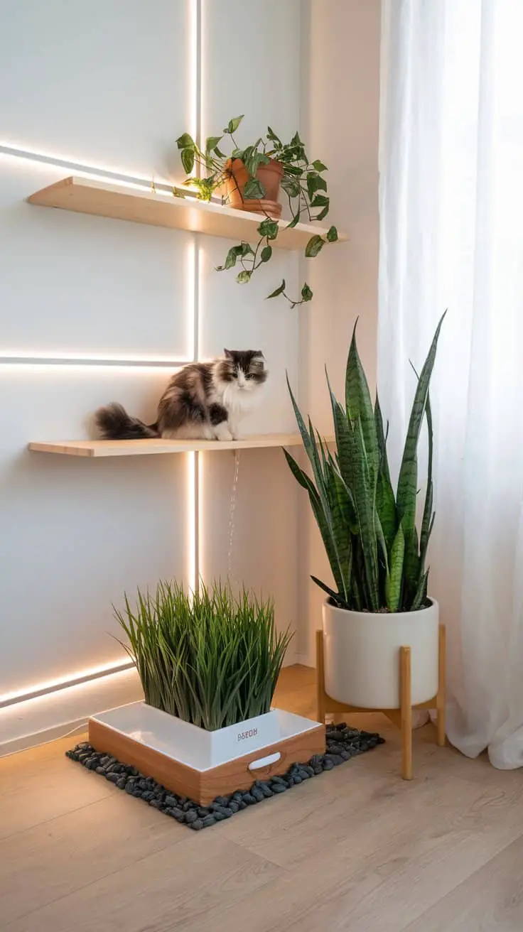 How to Create a Full Cat Room with Grass and Turf - middlekingdomrescue.com