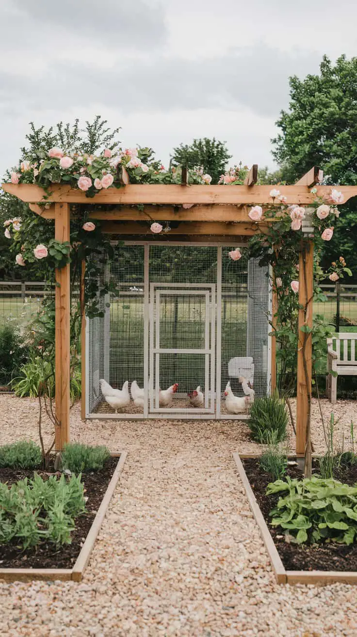 5+ Modern Show Chicken Pen Design Ideas Using Wood ...