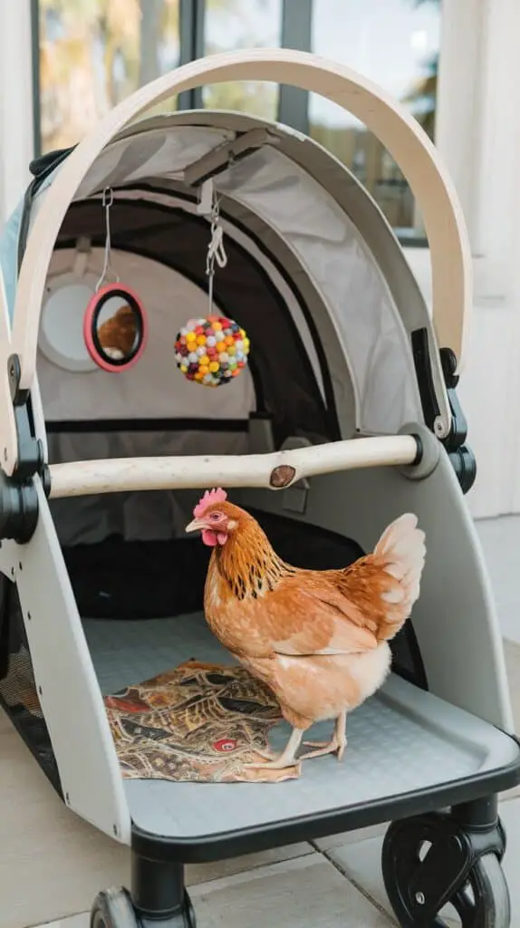 How to Create a DIY Chicken Stroller - middlekingdomrescue.com