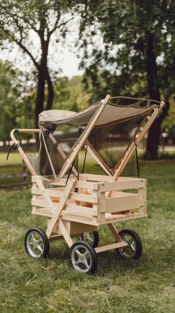 How to Create a DIY Chicken Stroller - middlekingdomrescue.com