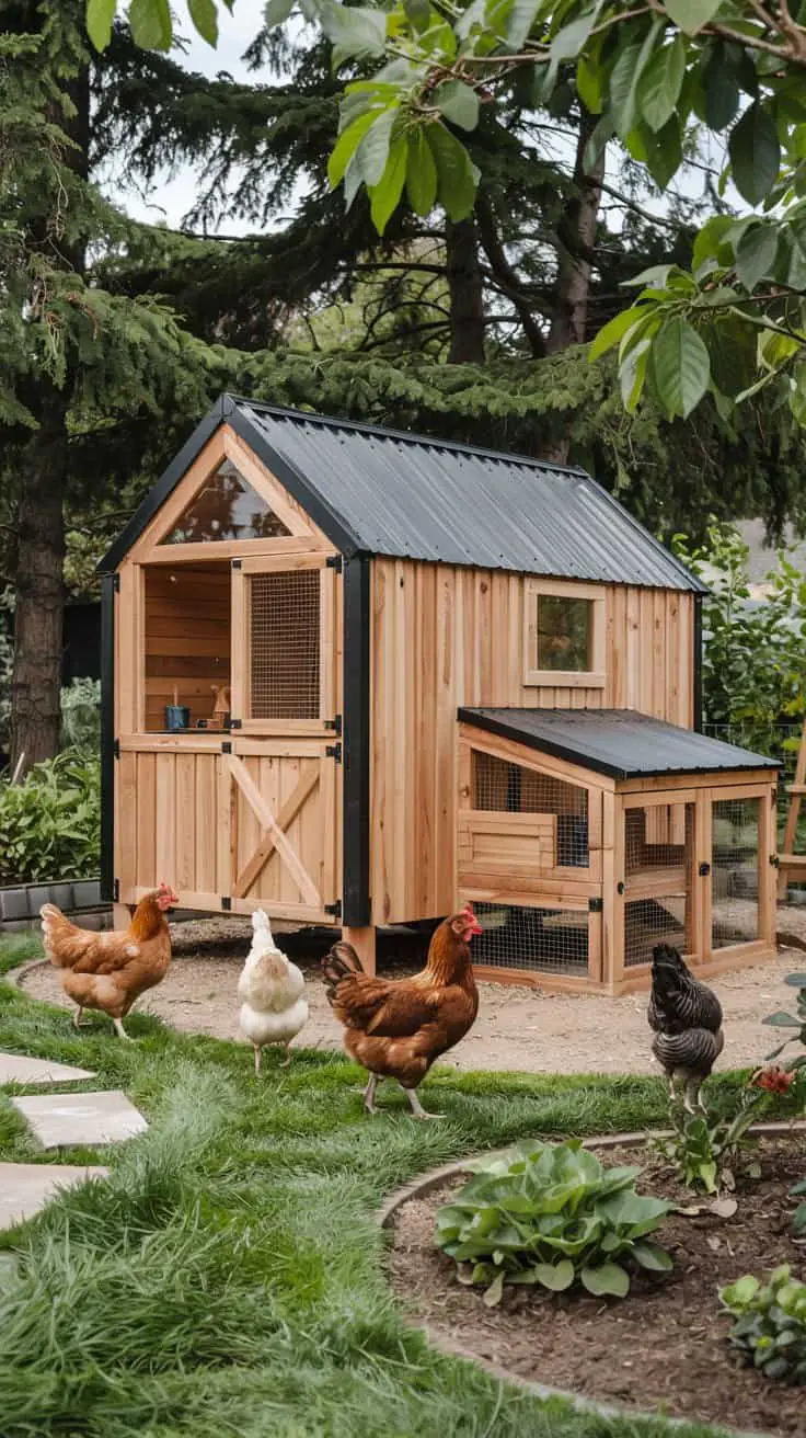 6+ Chicken Barn Designs That Blend Into Backyards - middlekingdomrescue.com