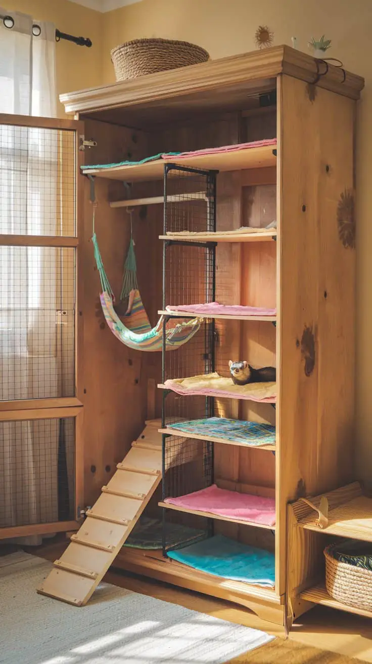 6+ Ferret Cage Ideas That Are Spacious and Easy to Clean ...