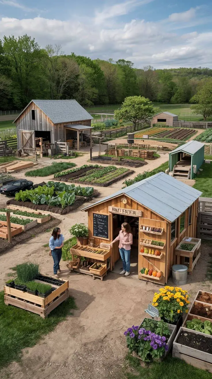 8+ Hobby Farms Layout Designs for small spaces - middlekingdomrescue.com