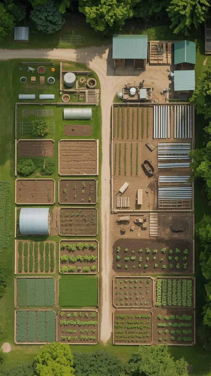 10+ Hobby Farm Layout Design Ideas for Families - middlekingdomrescue.com