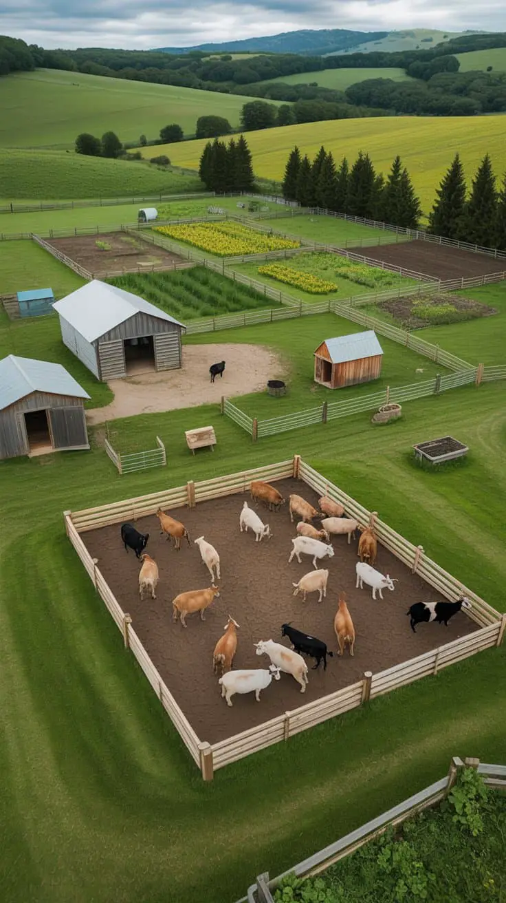 10+ Hobby Farm Layout Design Ideas for Families - middlekingdomrescue.com