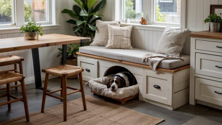 5+ Rustic Farmhouse Dog Nooks for Your Kitchen - middlekingdomrescue.com