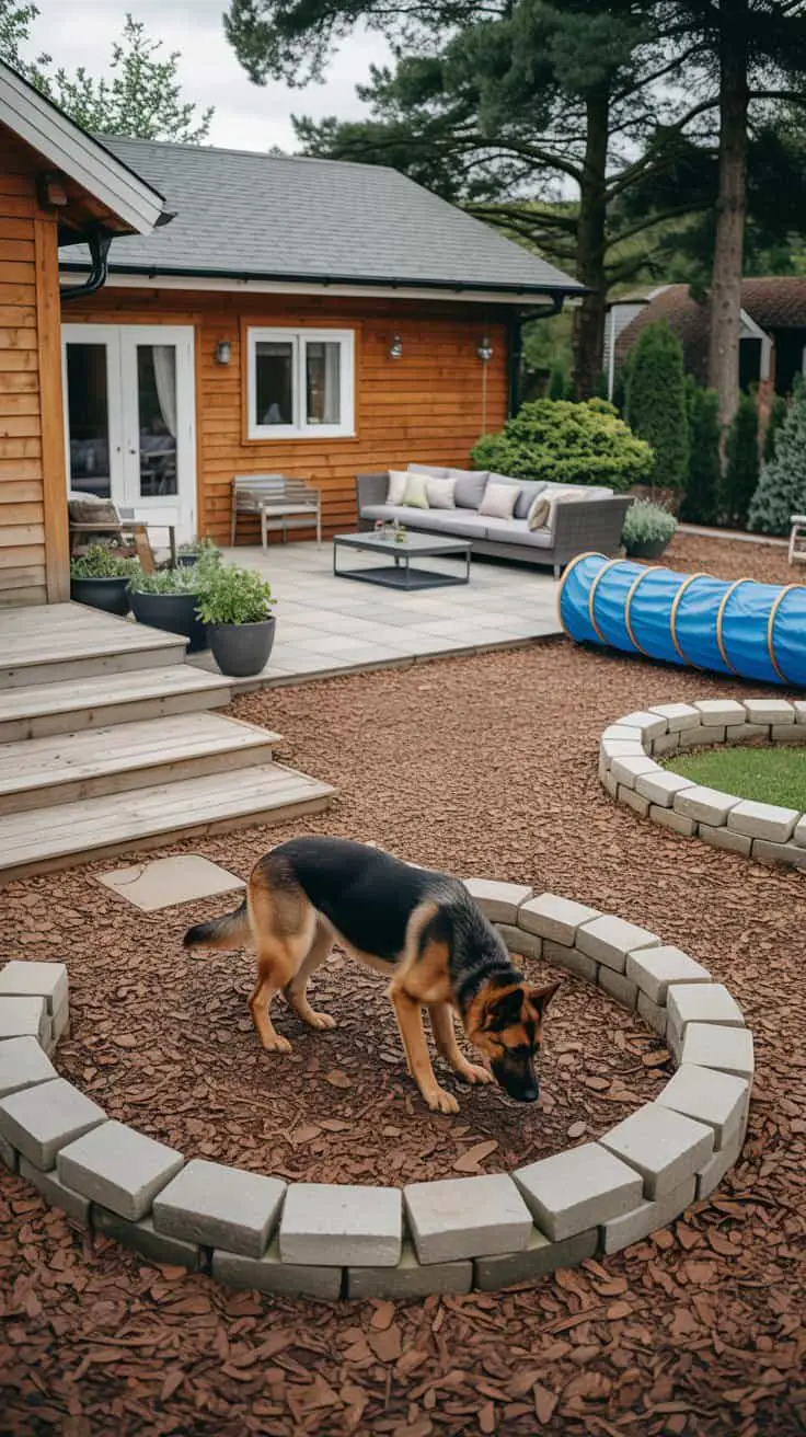 How to Use Mulch to Create a Dog-Friendly Backyard With No Grass ...