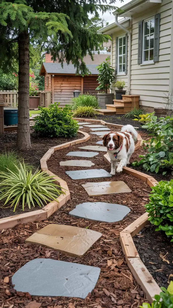 How to Use Mulch to Create a Dog-Friendly Backyard With No Grass ...